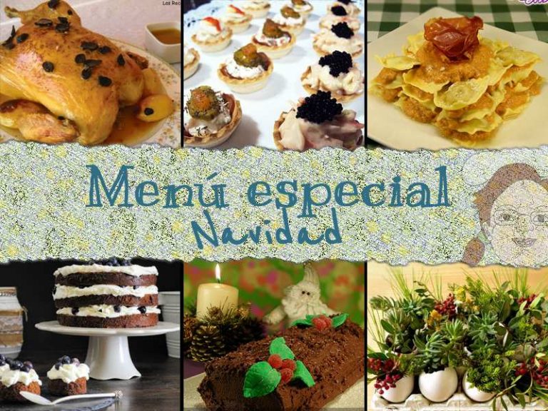 Menú especial de Navidad y algunas ideas para decorar la mesa