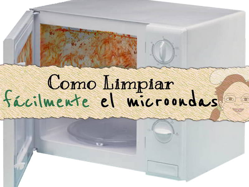 Limpiar el microondas, en profundidad y con seguridad